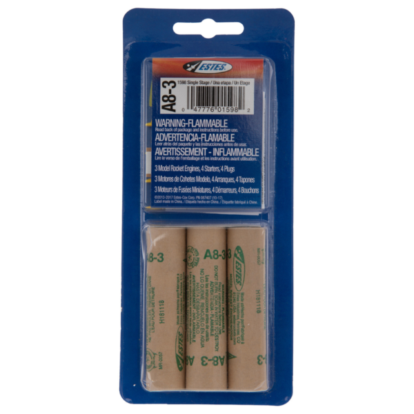 A8-3 Estes Model Rocket Engines – Rockets to the Sky