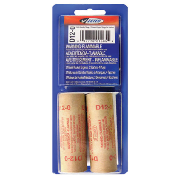 D12-0 Estes Model Rocket Engines – Rockets to the Sky
