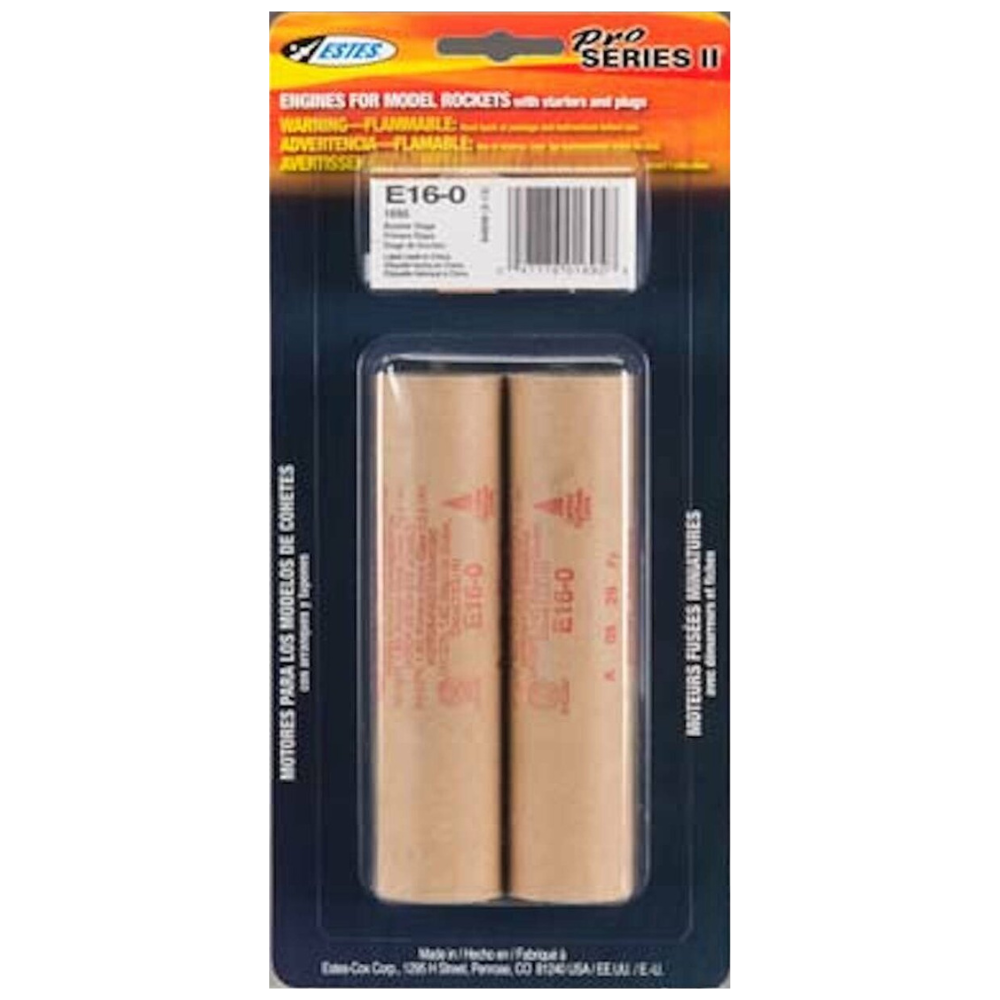 E16-0 Estes Model Rocket Engines – Rockets to the Sky
