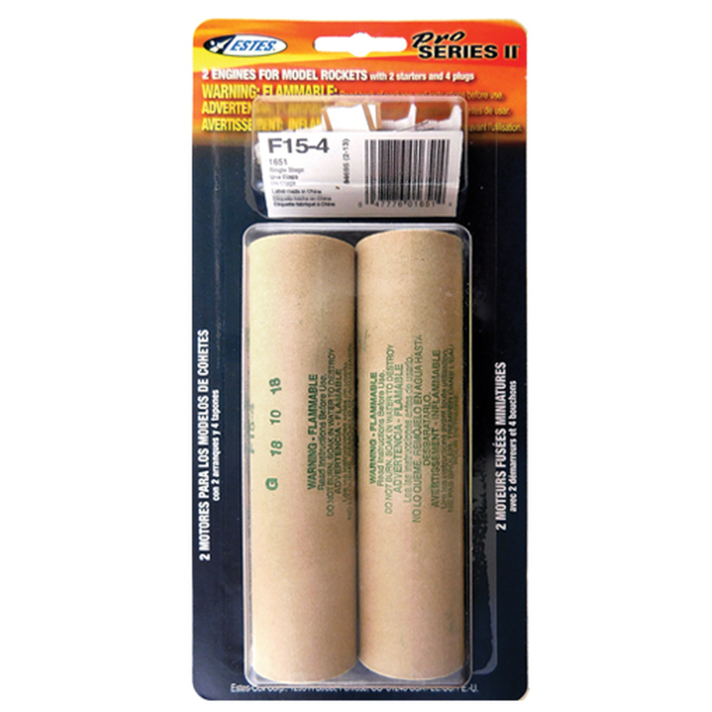 F15-4 Estes Model Rocket Engines – Rockets to the Sky